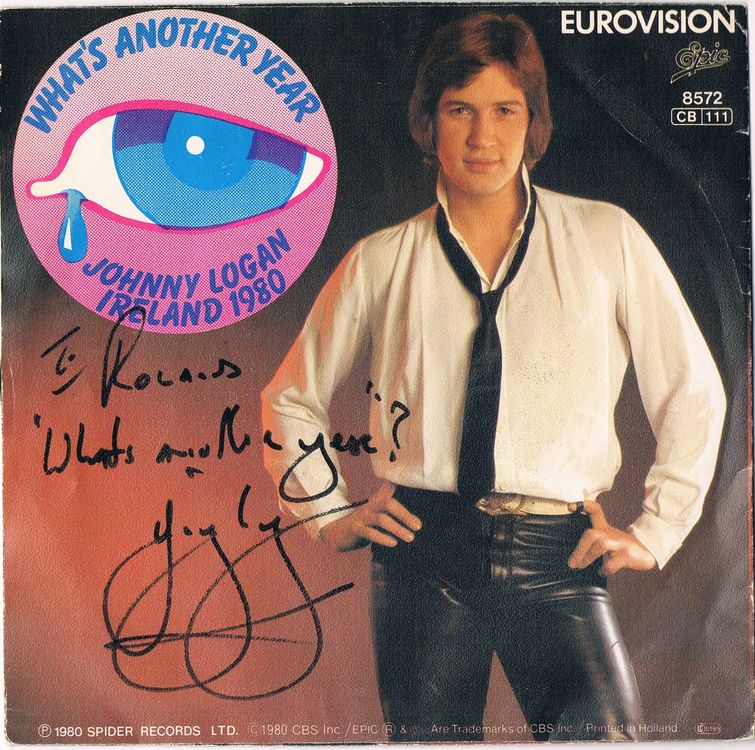 Johnny Logan 1954- Eurovision Autogramm signiert Single (Gebraucht) in ...