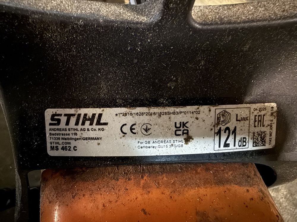 Stihl MS462c (Gebraucht) in Igis für CHF 990 – nur Abholung auf Ricardo ...