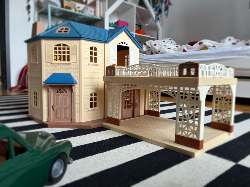 Sylvanian Family Haus [Blue Roof House Deluxe Set] (Gebraucht) in ...