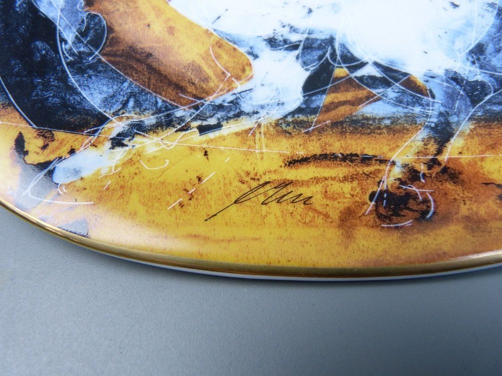 Hans Erni Porzellan Teller "Pferd Blau" (Gebraucht) in Rheineck für CHF 20 – mit Lieferung auf ...