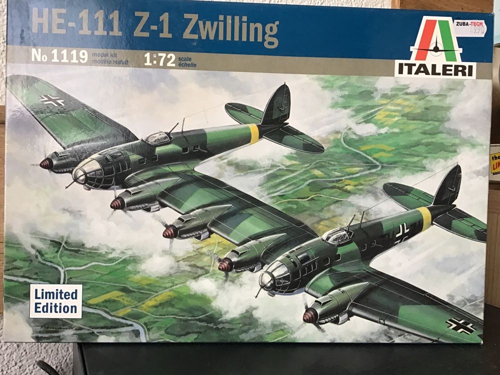ITALERI HE-111 Z-1 Zwilling 1:72 (Neu und originalverpackt) in ...
