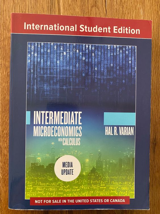 Intermediate Microeconomics von Hal R. Varian (Gebraucht) in für CHF 14 ...