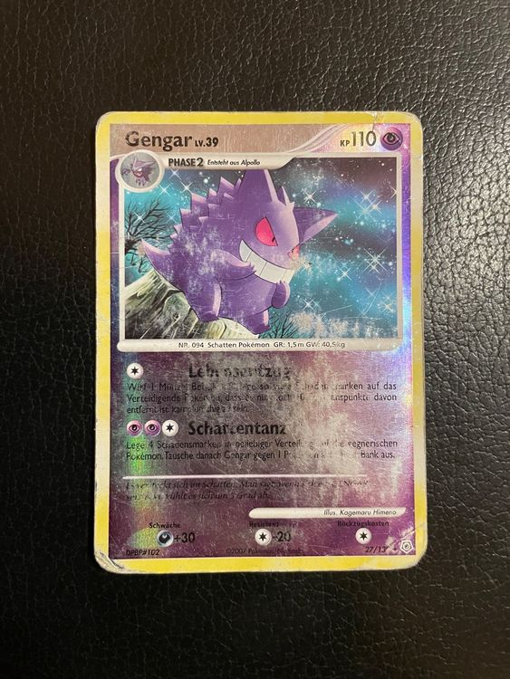 Diamond & Pearl Gengar rare reverse 27/130 DE Ab 1 (Gebraucht) in ...