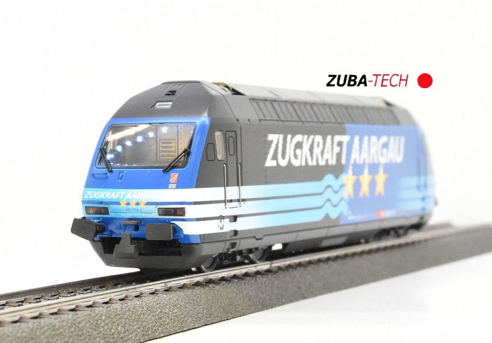 HAG 281 E-Lok Re 460 Zugkraft Aargau SBB H0 GS Analog OVP (Gebraucht ...