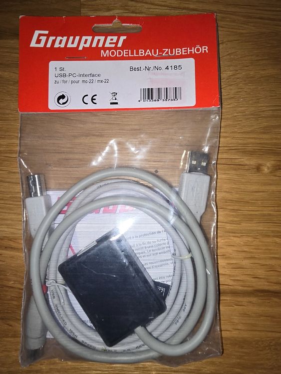 Graupner USB-PC-Interface MC22 / MX22 Nr.4185 (Neu und originalverpackt) in Wolfwil für CHF 11.6 ...