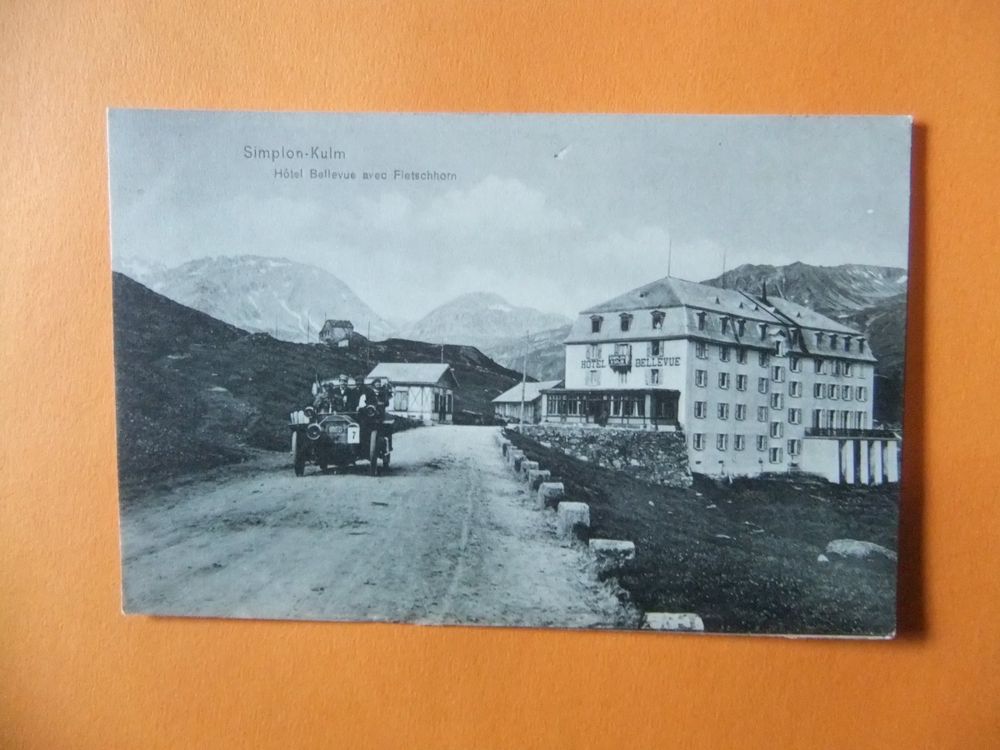 Oldtimer Postauto beim Hotel Bellevue Simplon - Kulm (Gebraucht) in St. Niklaus VS für CHF 12 ...
