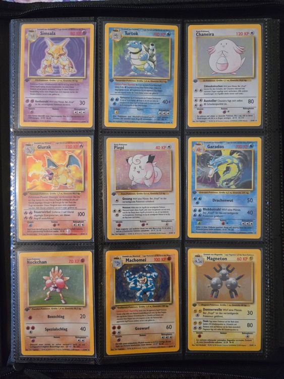 Pokemon Base Set First 1 Edition Masterset Charizard ab 1.- (Gebraucht ...