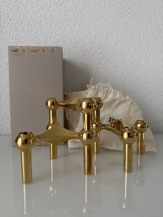 Stoff Nagel Kerzenhalter, 3er Set, Messing (Gebraucht) in Bonstetten für CHF 87 – mit Lieferung ...