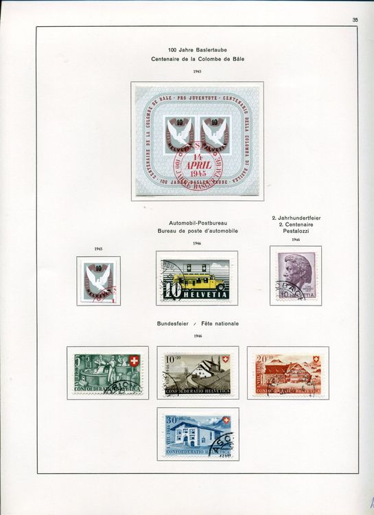 bASEL BLOCK + AUSSCHNITT LUXUS GEST. ETC. - FR. 168.- (Gebraucht) in Sarmenstorf für CHF 5 – mit ...