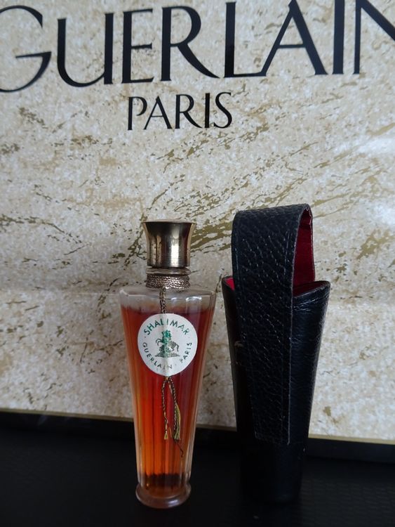 Guerlain Parfum Flacon Sac *SHALIMAR* 7.5 Extr & Leder-Etui (Gebraucht ...