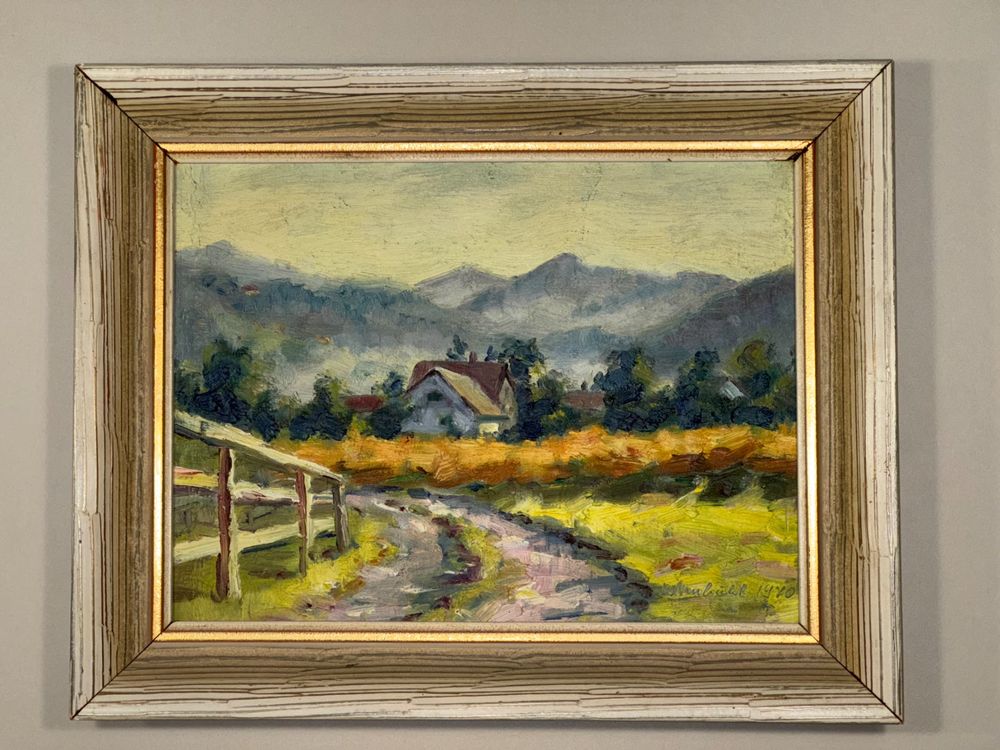 Ölbild gerahmt R. Ambühl 1970 (Gebraucht) in Zürich für CHF 150 – nur Abholung auf Ricardo kaufen