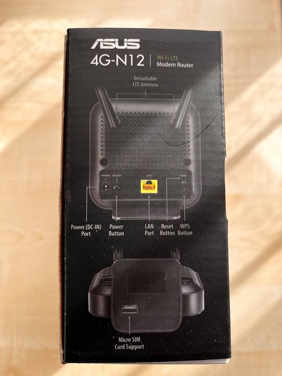 ASUS 4G-N12 B1 4G LTE Router | Kaufen auf Ricardo