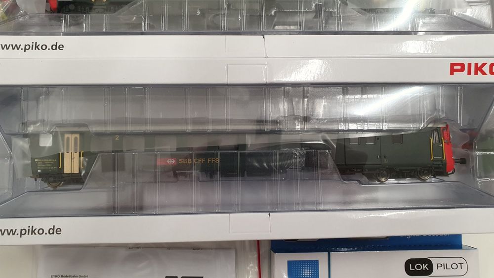 PIKO 96832 SBB Set RBe 4/4 1403 Seetal und Steuerwagen BDt (Neuf (Voir ...