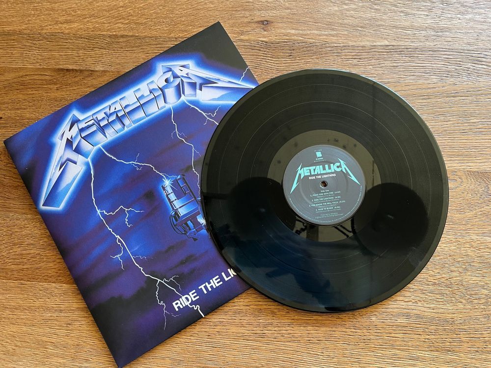Metallica Ride the Lightning Vinyl LP (Neu (gemäss Beschreibung)) in ...