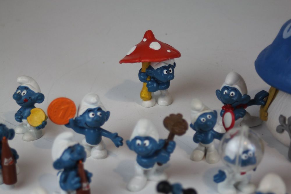 Set 27 Schlümpfe + Pilzhaus – Schleich Peyo (Gebraucht) in Basel für ...
