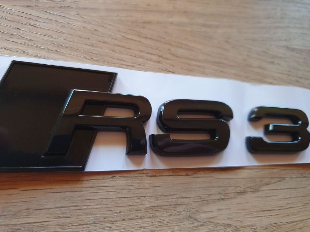 Audi RS3 Emblem Schwarz | Kaufen auf Ricardo