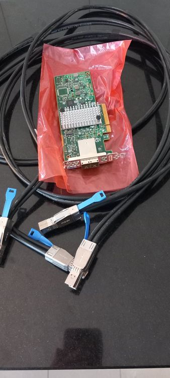 LSI 12G SAS Adapter 9300-8e (mit 2 x 12G SAS Kabel) (Gebraucht) in ...