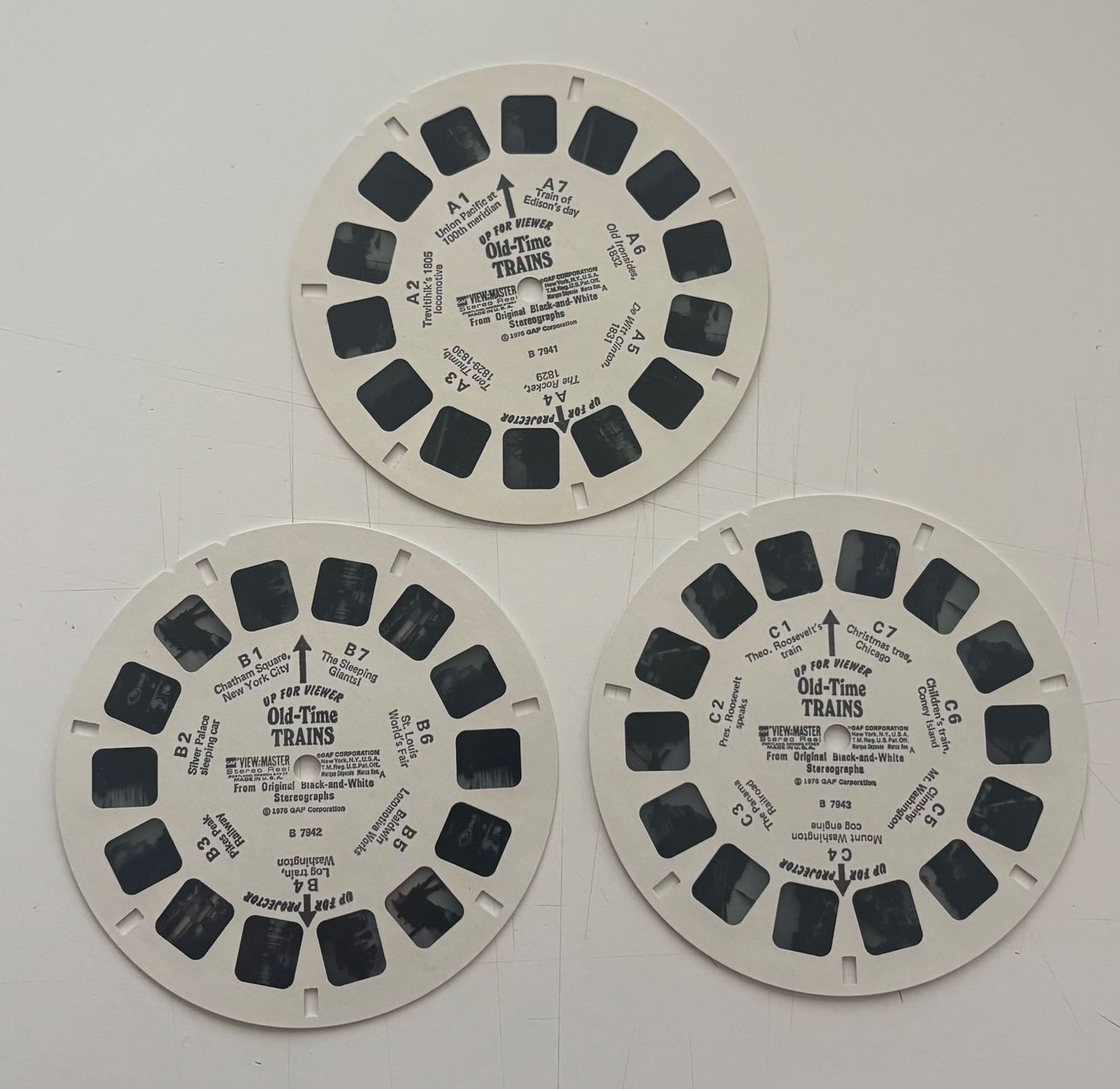 GAF View-Master 3-D - Old-Time Trains (D'occasion) à Neuchâtel pour CHF ...