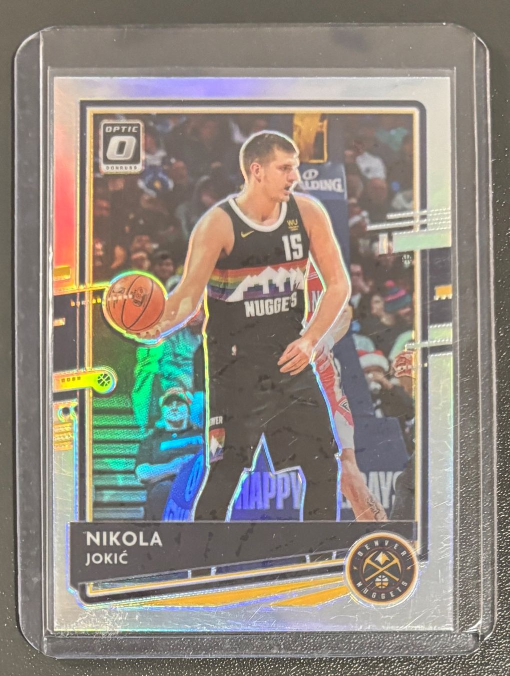 NBA Nikola Jokic 2020-21 Donruss Optic Holo Parallel Card (Neu (gemäss ...