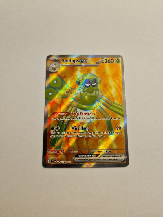 Pokemon Spidops EX SVI EN 223/198☆☆ ab 1.- | Kaufen auf Ricardo