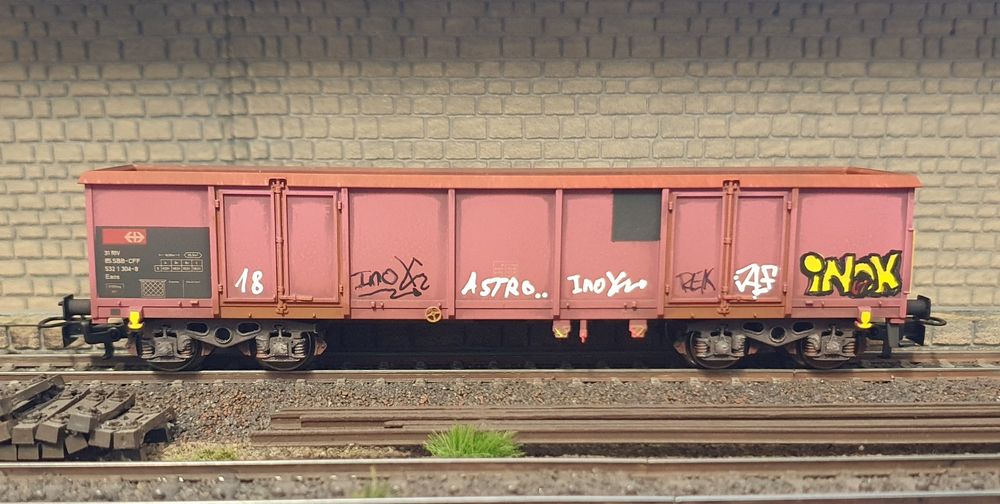 WAGON EAOS SBB, MARKLIN 4718, PATINE + GRAFFITIS (D'occasion) à Loveresse pour CHF 66 – retrait ...