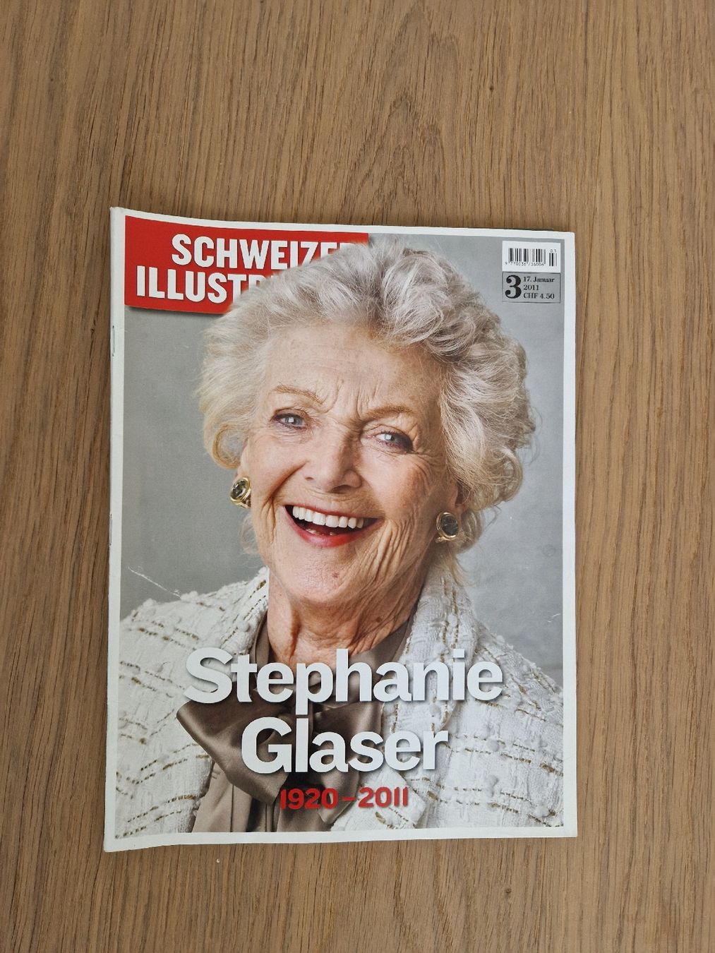 Schweizer Illustrierte von 2011 Hommage an Stephanie Glaser (Gebraucht ...