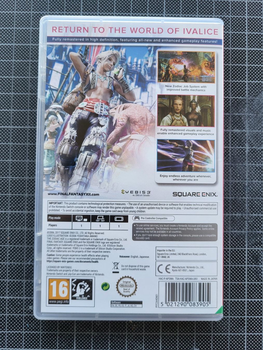 Final Fantasy XII, The Zodiac Age _ Nintendo Switch (Neu (gemäss ...