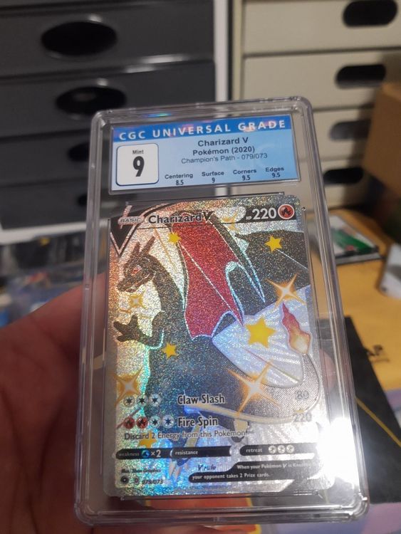 Shiny Charizard CGC 9 Champions path (Neu (gemäss Beschreibung)) in ...