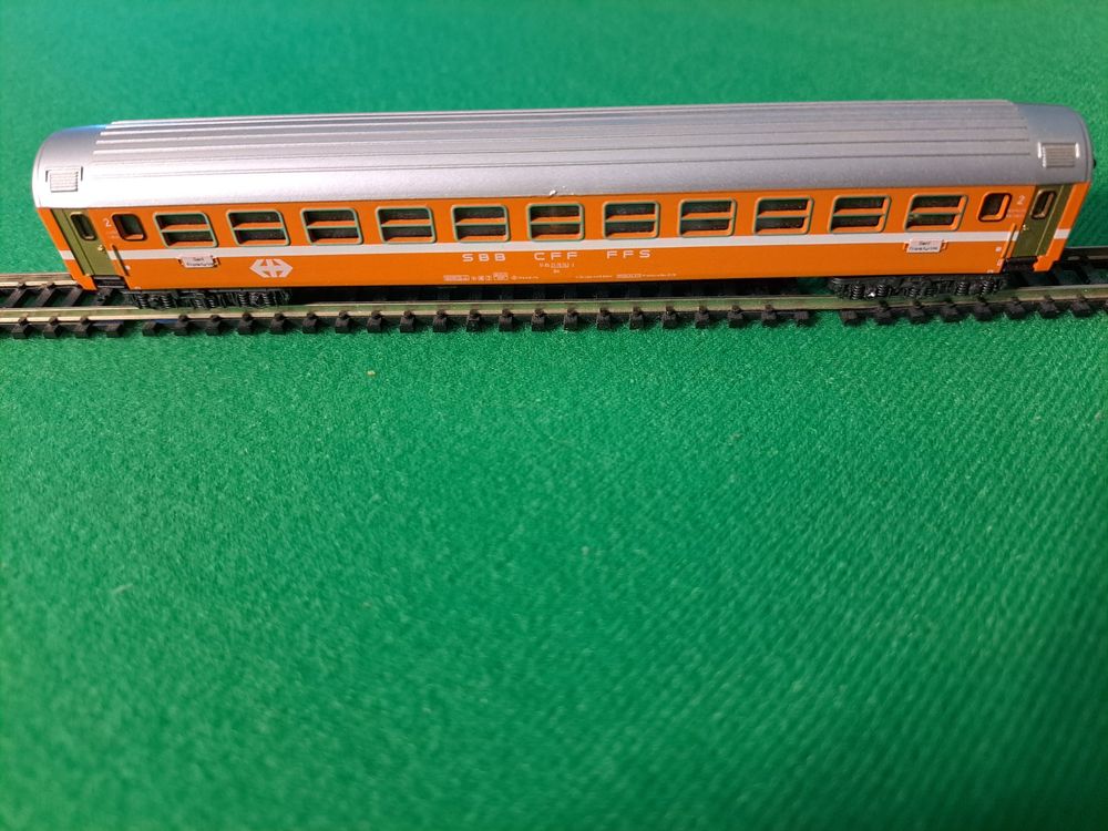 SBB Personenwagen Orange Spur N (Trix) (Gebraucht) in Spiez für CHF 10 – mit Lieferung auf ...