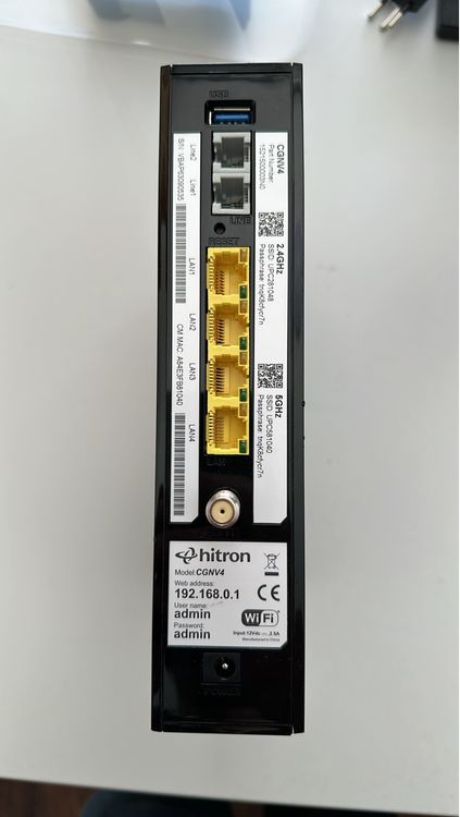 Hitron CGNV4 Router (Kabelmodem) (Gebraucht) in Altendorf für CHF 10 ...