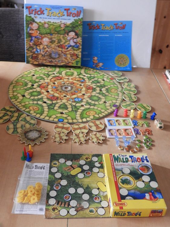 TRICK TRACK TROLL, +DER WALD TROLLE KLEINE SPIEL NEU (Neu (gemäss ...