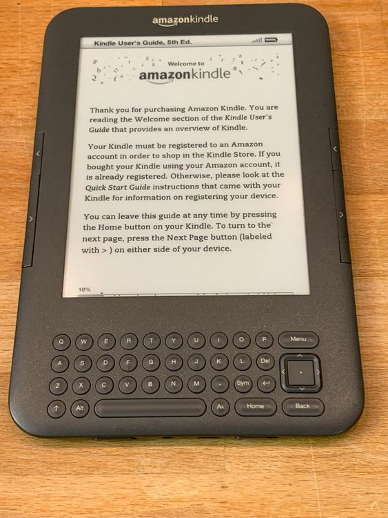 Kindle Keyboard eBook Reader mit Hülle / Beleuchtung (Gebraucht) in für ...