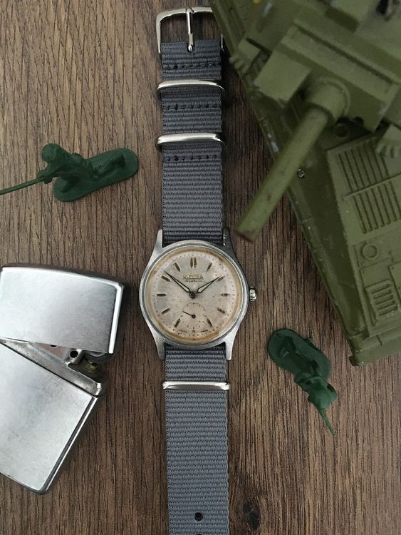 1940s WWII ROAMER Military style - Ø33mm - Läuft (Gebraucht) in Zürich ...