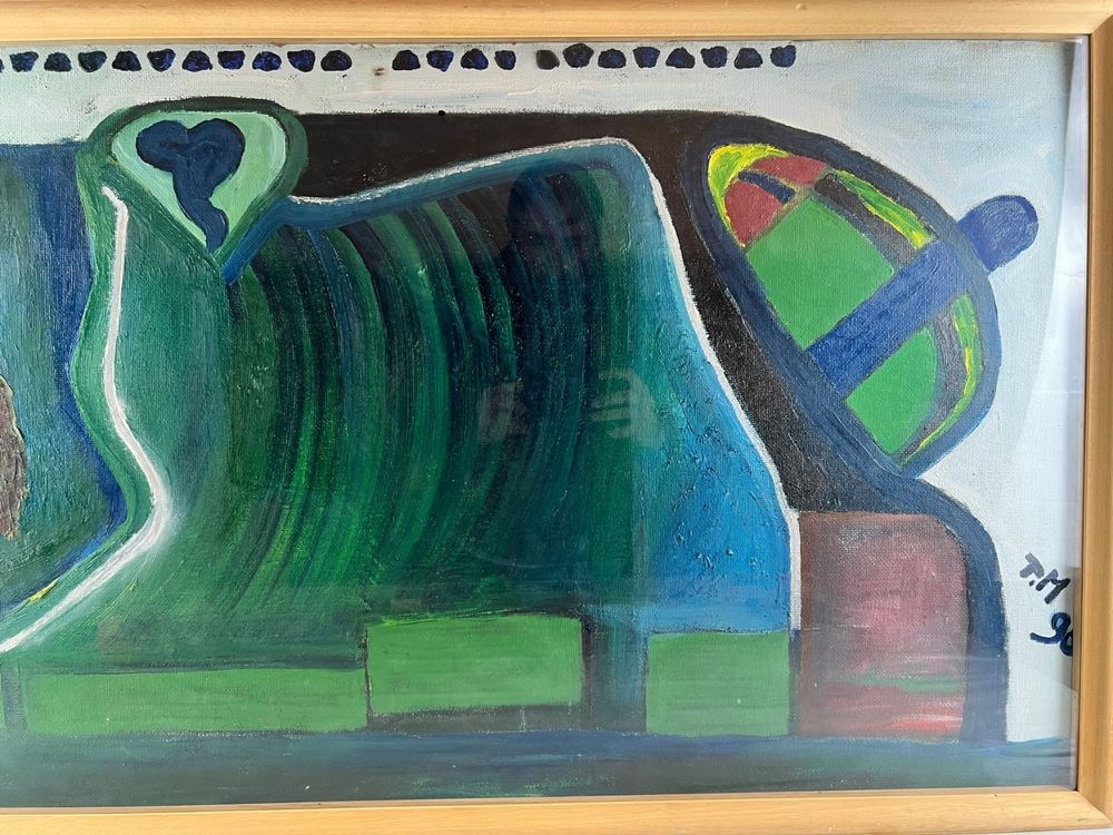 Tony Meister (1932-1995) Art Brut Gemälde (Gebraucht) in Neuhausen am Rheinfall für CHF 10 – nur ...