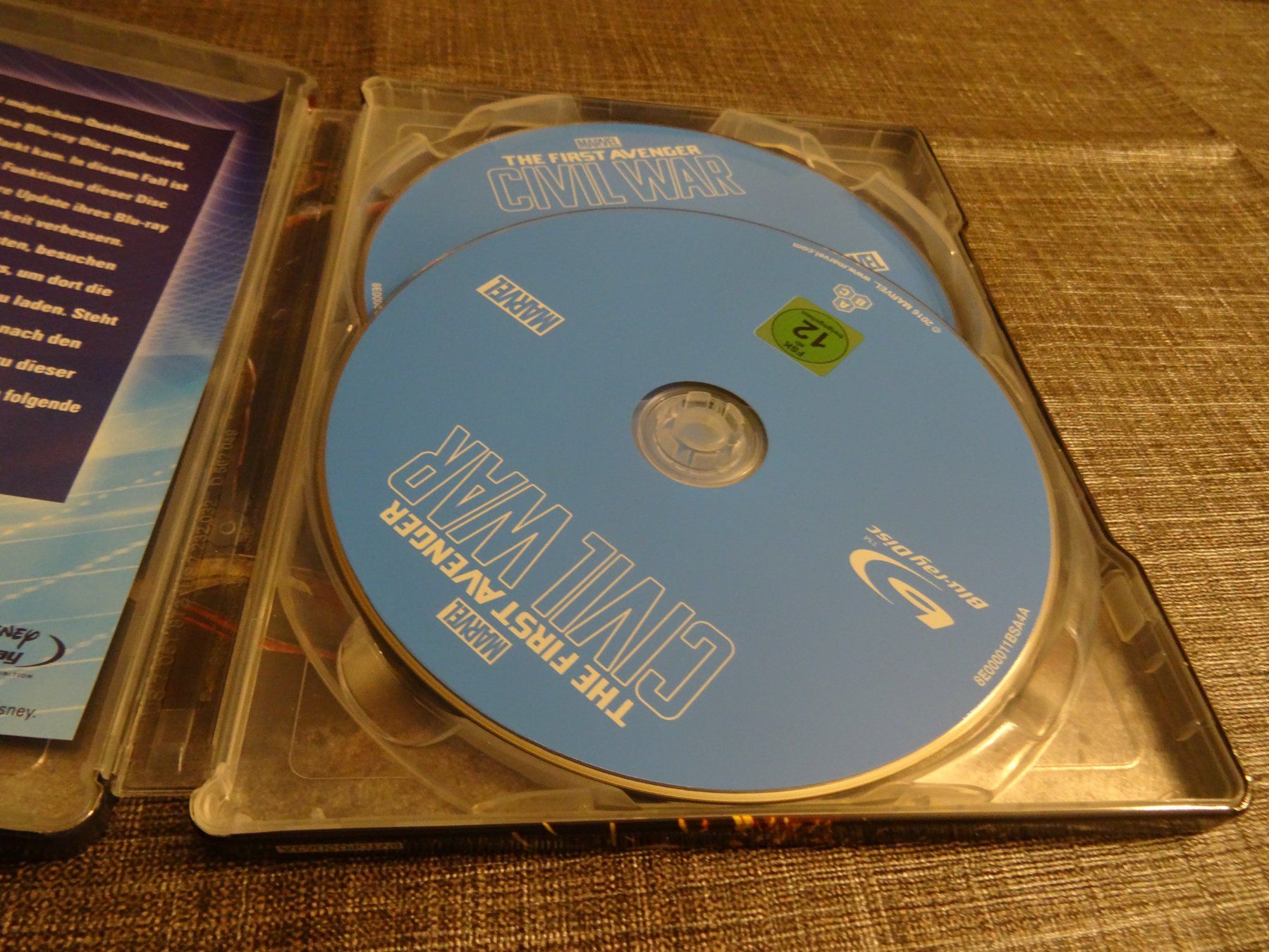 The First Avenger: Civil War Steelbook 3D + 2D Blu-ray (Gebraucht) in ...