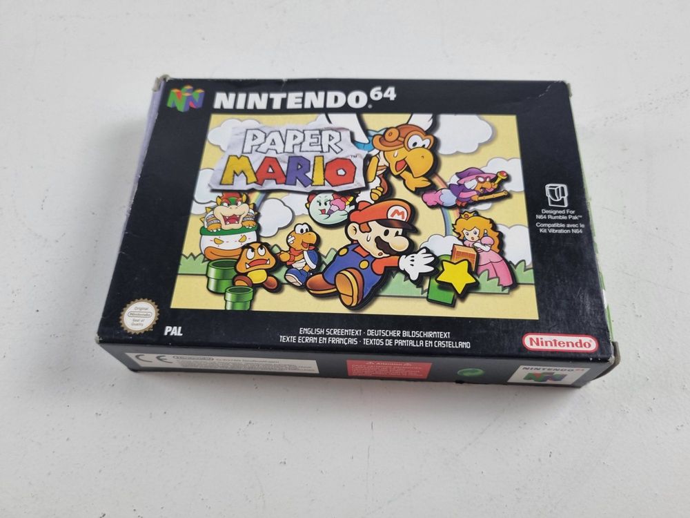 Nintendo 64 Game OVP Paper Mario N64 (Gebraucht) in Basel für CHF 145 ...