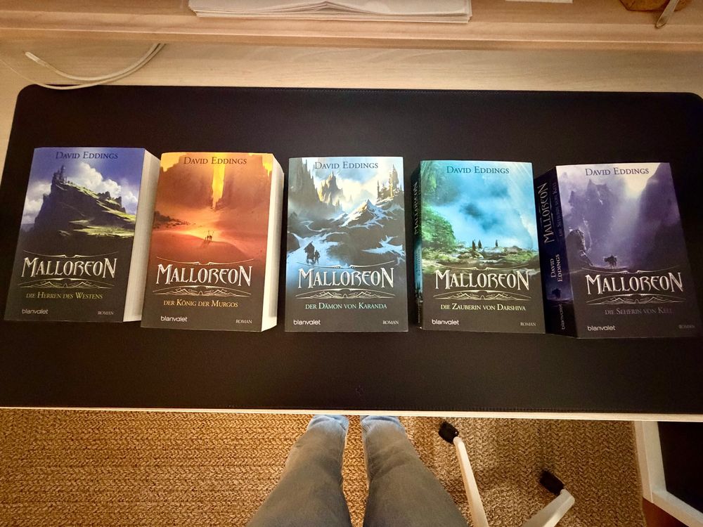 Komplette Malloreon Saga von David Eddings (Buch 1 - 5 - De (Gebraucht ...
