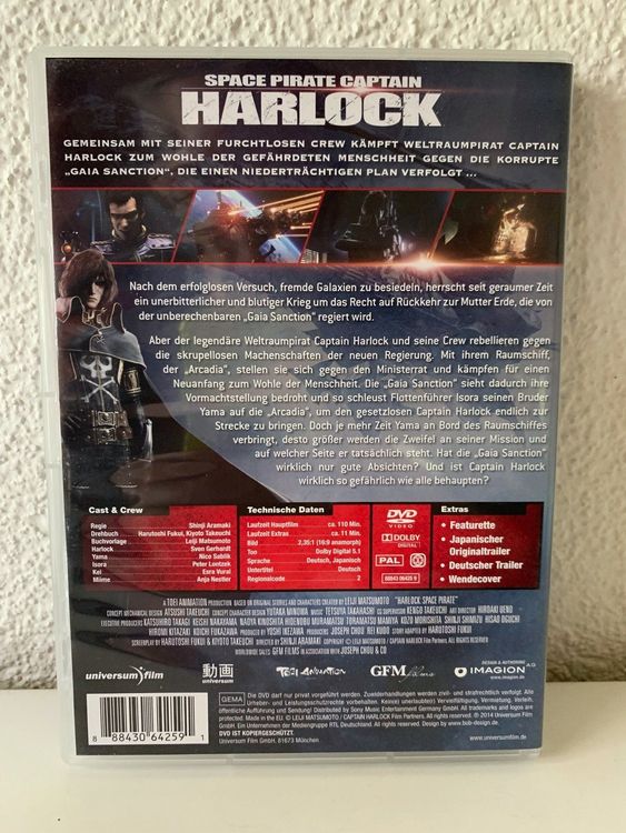 Space Pirate Captain Harlock - DVD | Kaufen auf Ricardo