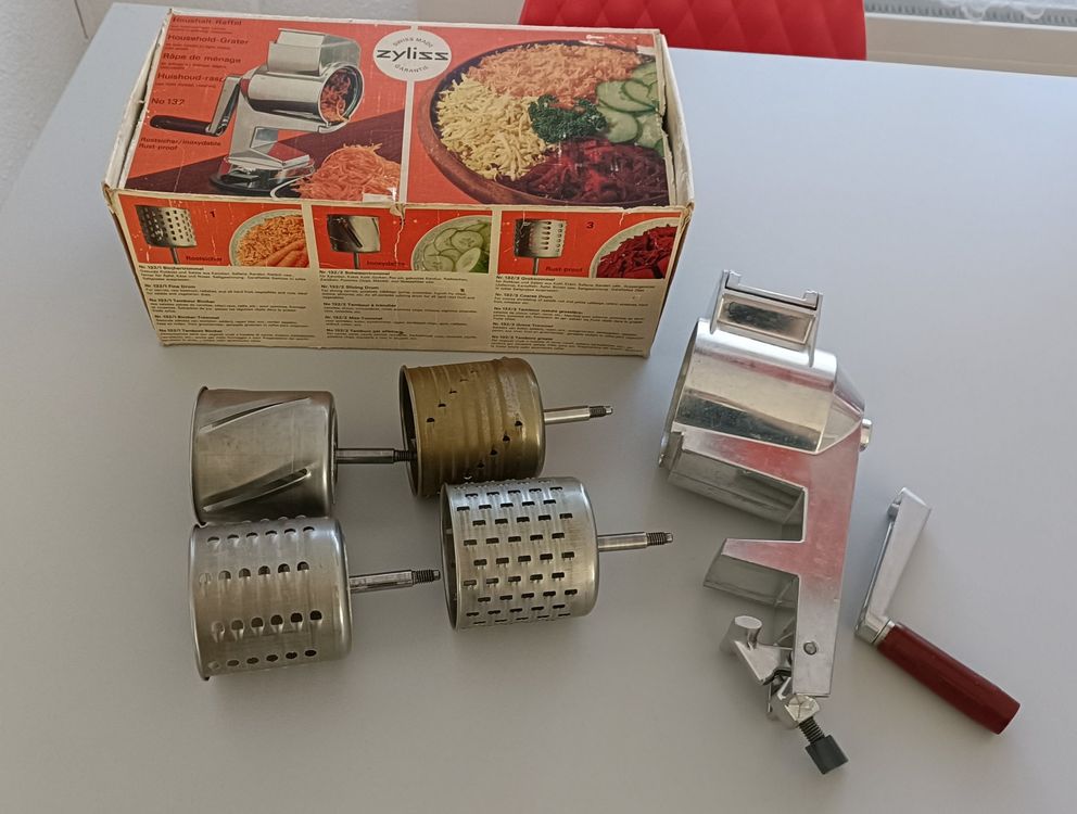 Zyliss Retro Alu Raffel mit Tischbefestigung (Gebraucht) in Frutigen ...