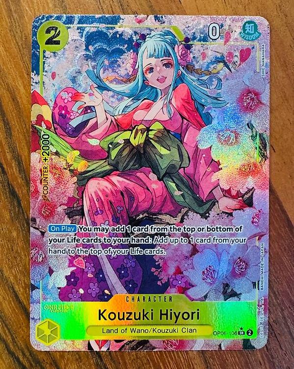 One Piece Kouzuki Hiyori Alt Art OP06 106 English (Neu (gemäss ...