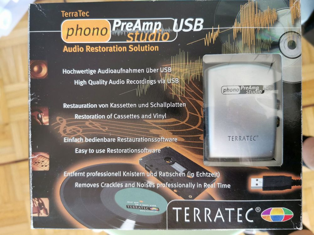 Phono-Preamp Digitalisierer PreAmp Studio USB Terratec | Kaufen auf Ricardo