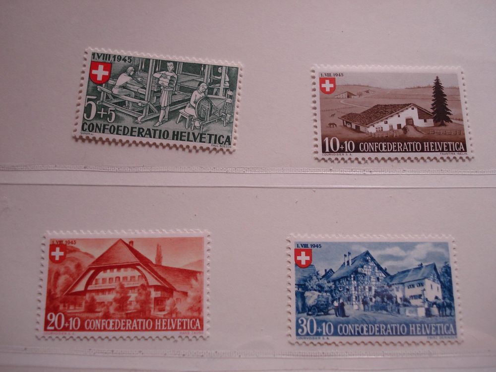 Satz Pro Patria 1945, ** (Gebraucht) in Niederwil AG für CHF 1 – mit Lieferung auf Ricardo kaufen
