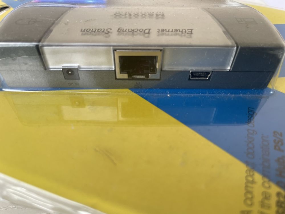 Ethernet Docking Station Mini Dock USB 2.0 PS2 - HUB PC MAC (Neu ...