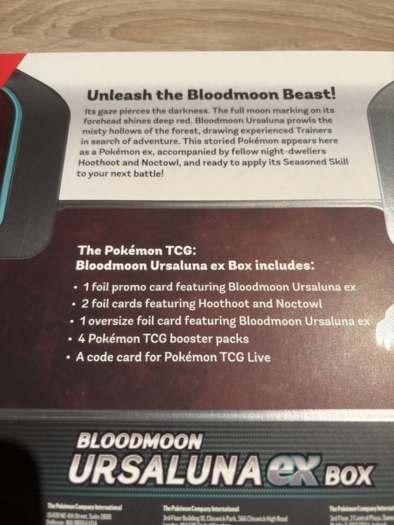 Pokemon Bloodmoon Ursaluna ex 2x Box - Neu & OVP! (Neu und ...
