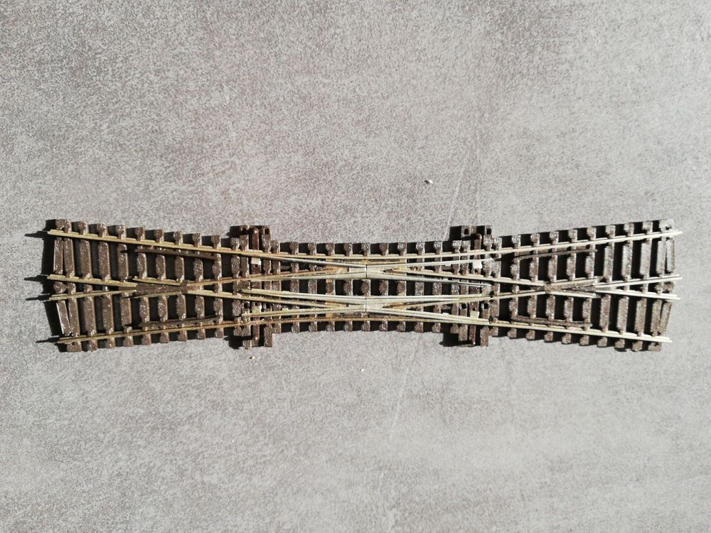 H0 Peco SL-90 Doppelkreuzungsweiche (Neu (gemäss Beschreibung)) in ...