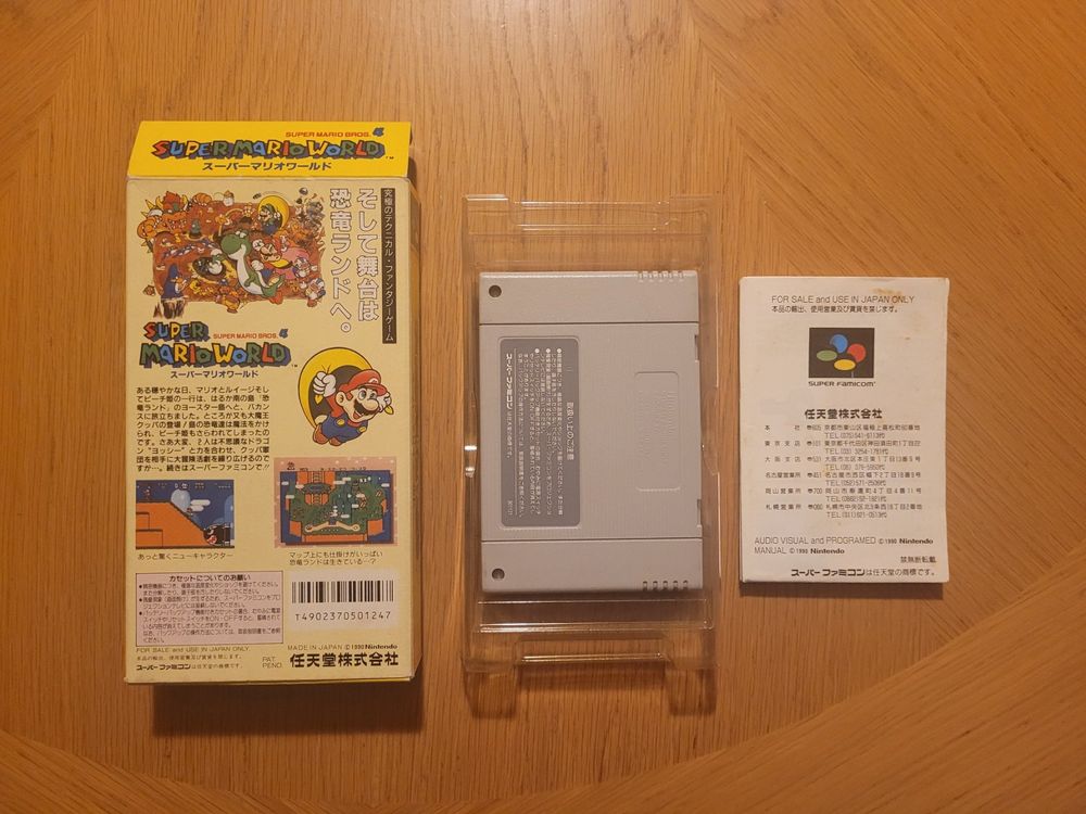 Super Mario World OVP SNES Super Famicom Jap. (Gebraucht) in ...