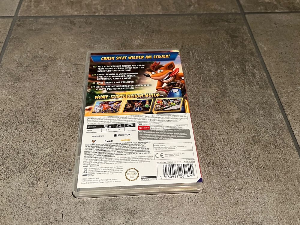 CTR Crash Team Racing - Nintendo Switch (Gebraucht) in Niederscherli ...