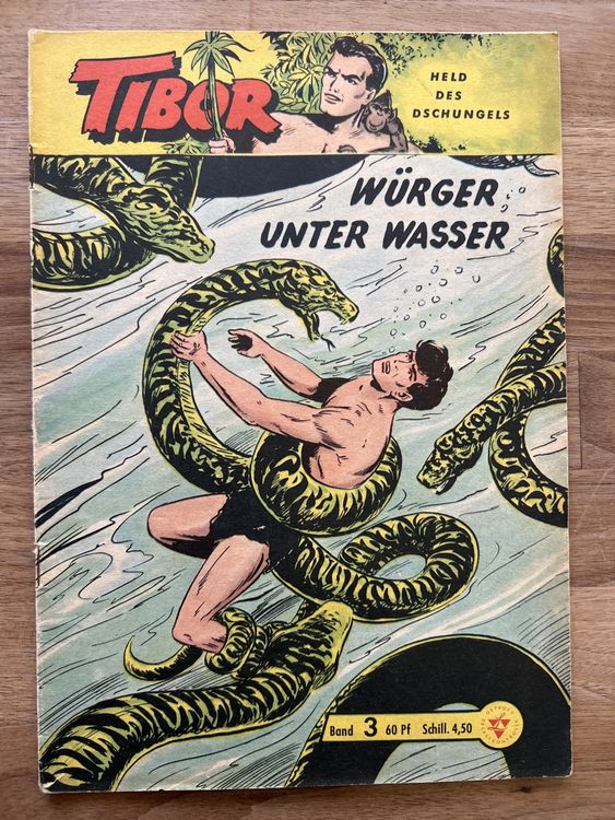 TIBOR Held des Dschungels Comic, Band 3, Original Lehning (Gebraucht ...