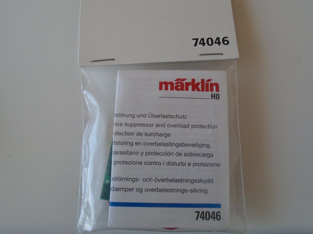 Märklin Entstörer/Überlastschutz H0, WS, 74046 (Neu und ...