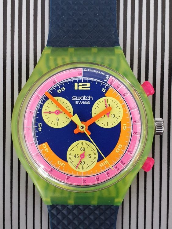 SWATCH CHRONO SCJ101 GRAND PRIX KM/H NEU (Neu und originalverpackt) in Lommiswil für CHF 349 ...
